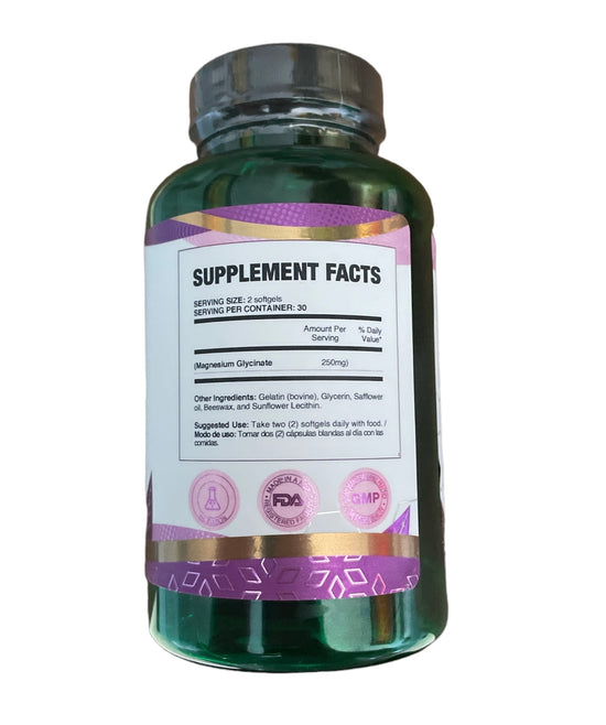 Magnesium Glycinate - 60 Softgels - 500mg – Farcom